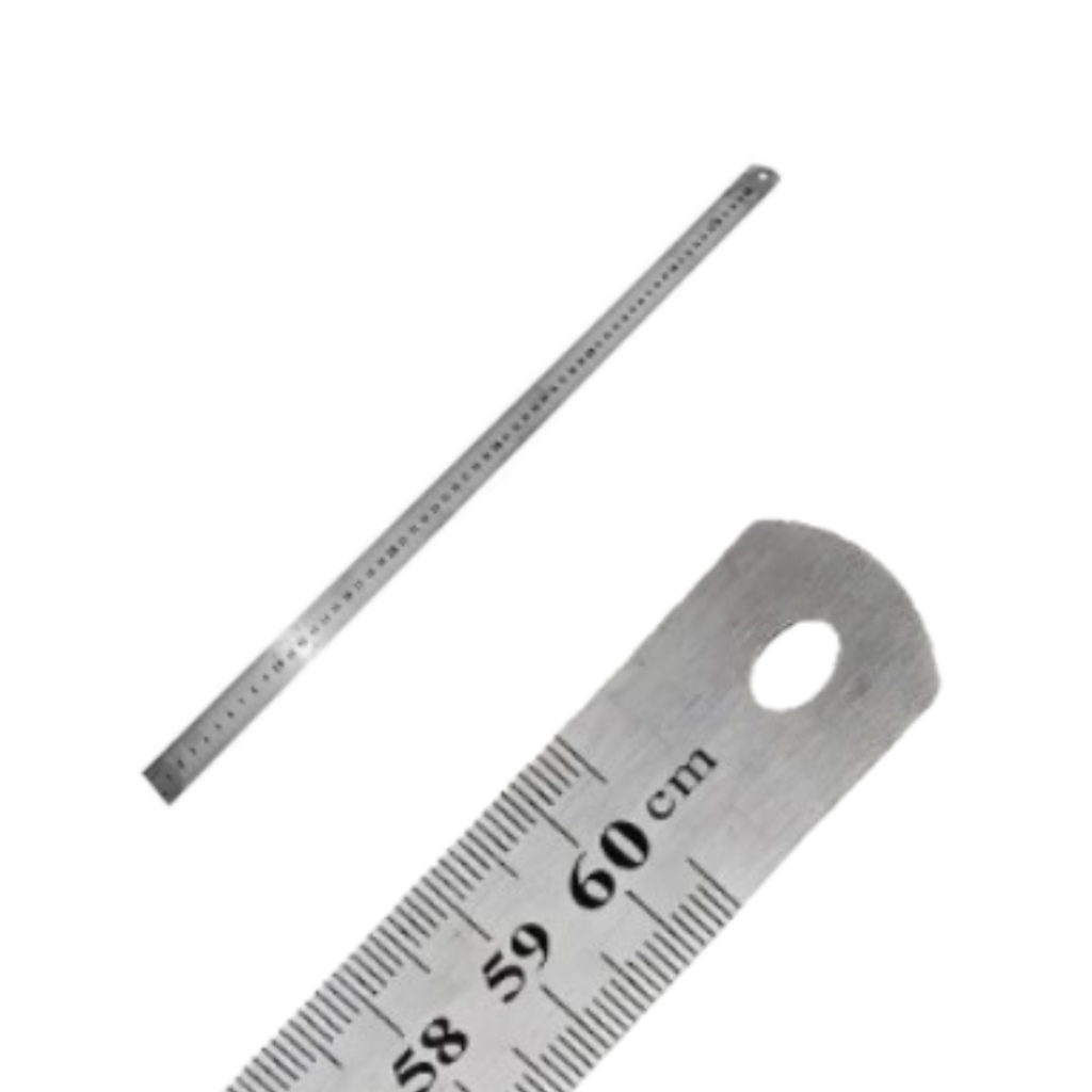 Régua Aço Inox 60Cm/24 Polegadas - AMAIS PAPÉIS