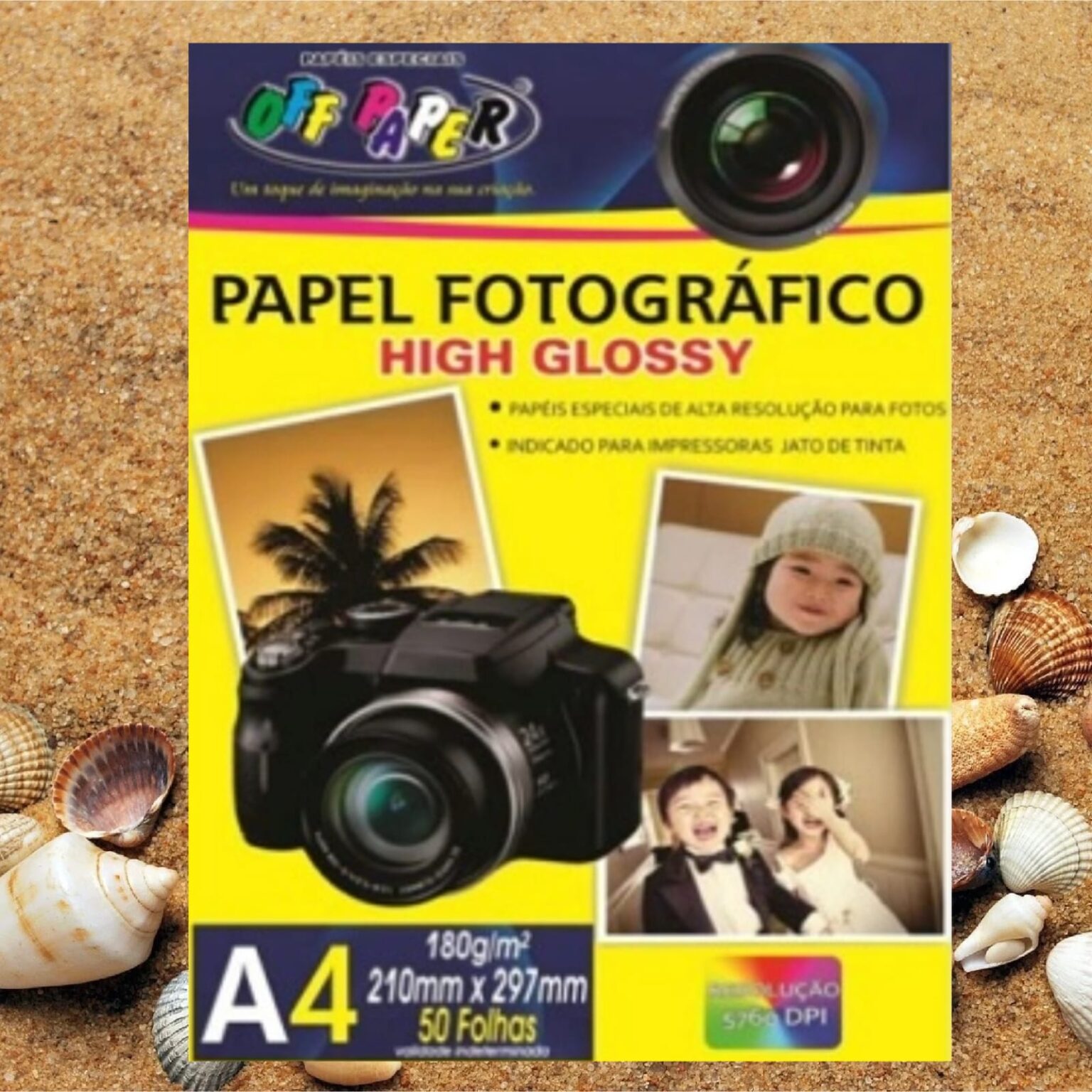 Papel Opaline OffPaper 180g A4 50 Folhas - AMAIS PAPÉIS
